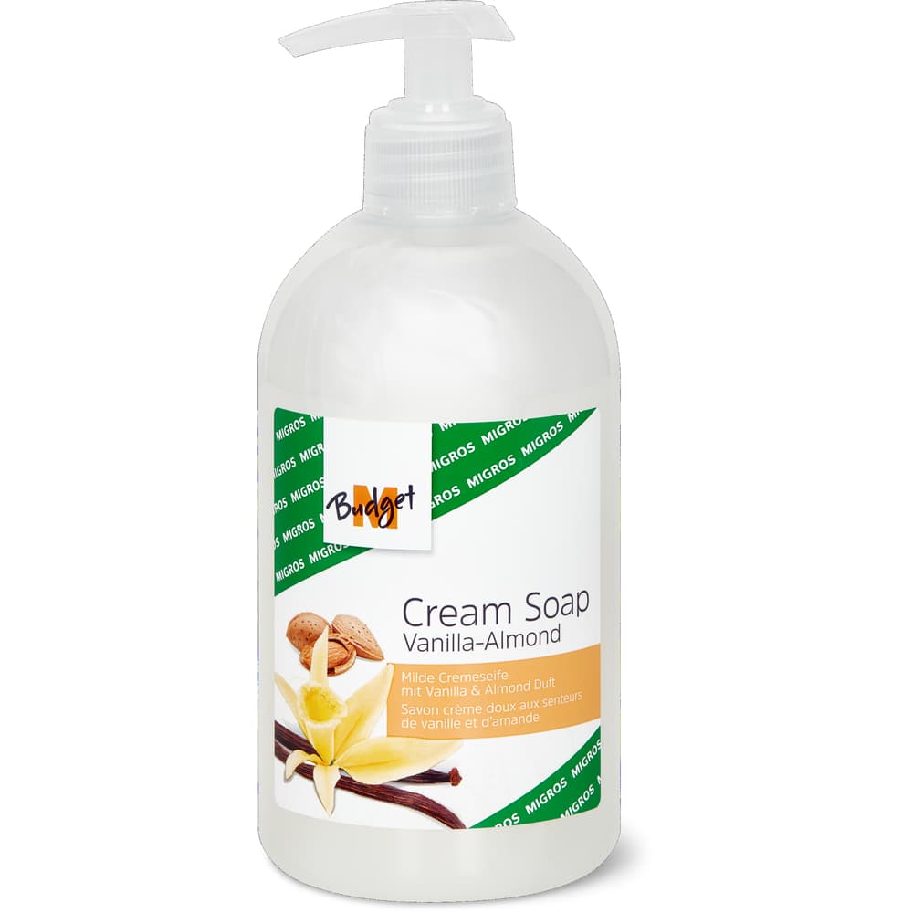 M-Budget · Flüssige Handseife · Vanille & Mandel • Migros