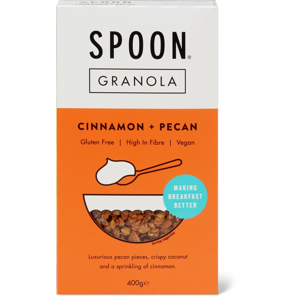 Spoon Cereals · Granola · Cinnamon & Pecan, gluten free • Migros