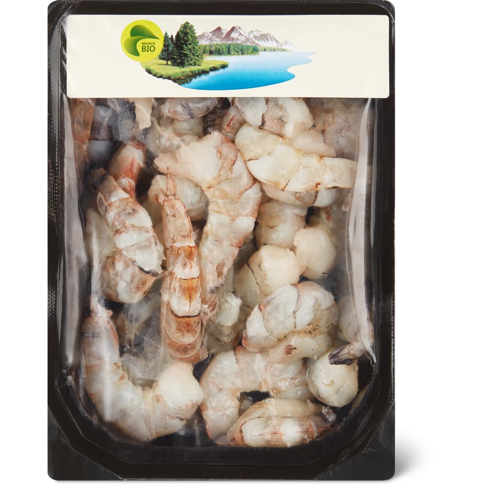 Migros Bio · Crevettes crues · décortiquées • Migros Online