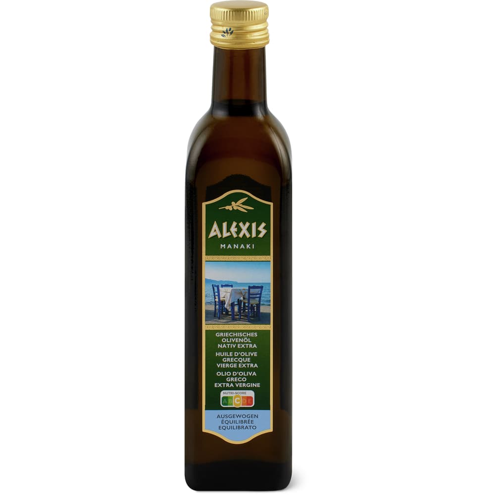 Alexis · greek olive oil · extra virgin • Migros