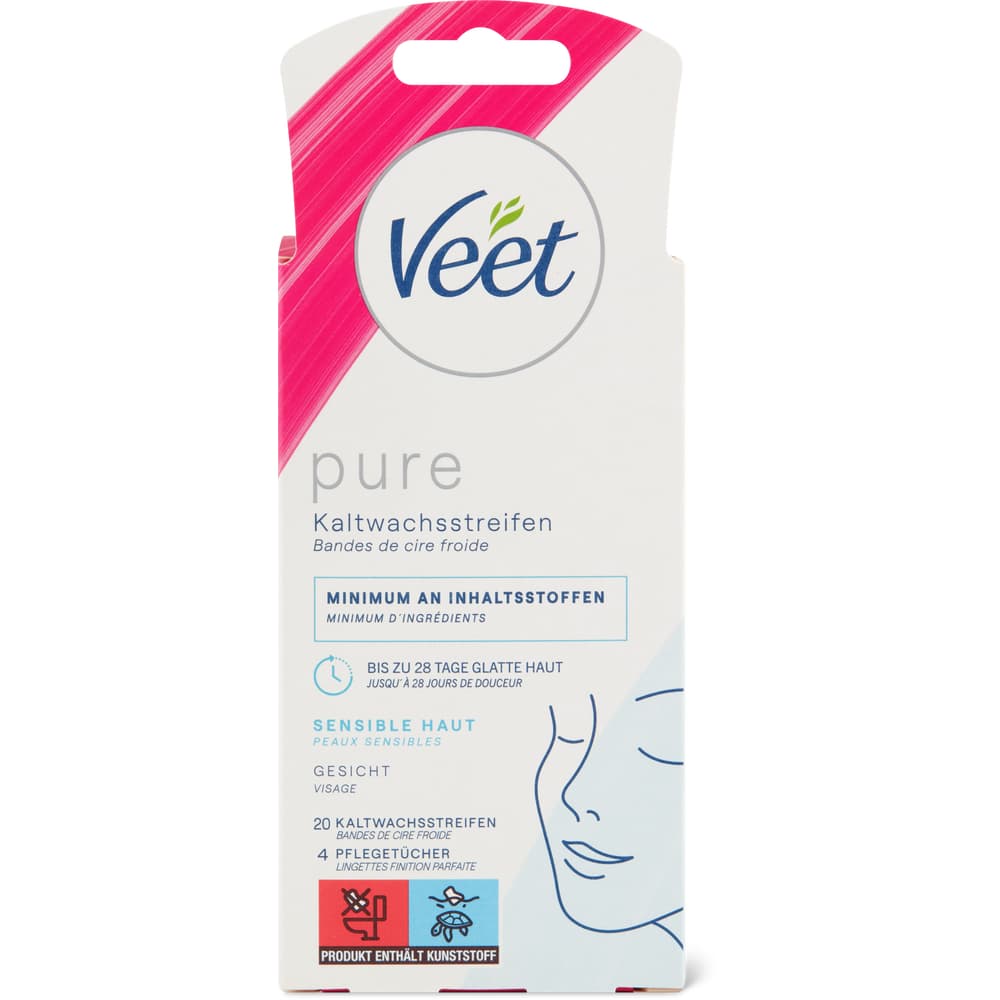 Veet · VEET PURE WAX STRIP FACE • Migros