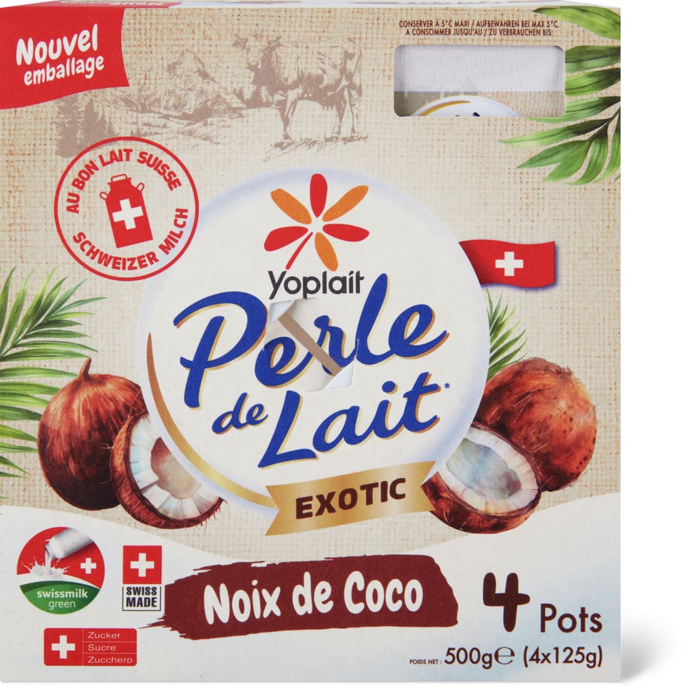 Yoplait Perle de Lait · Dairy speciality · Coconut • Migros Online