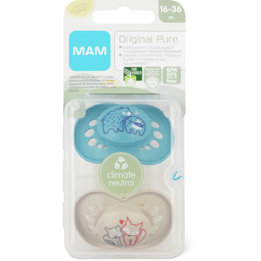 MAM Original · Pure Soother · 16–36 M • Migros
