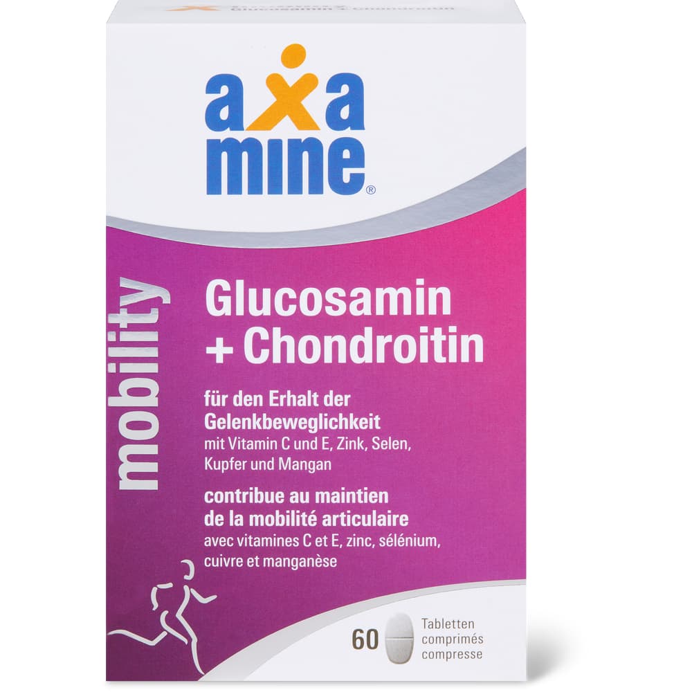 Axamine Mobility · Tabletten · Glucosamin & Chondroitin • Migros
