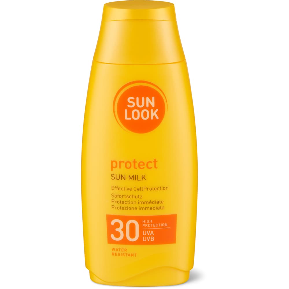 Sun Look Protect · Sonnenmilch · 30, hoher Schutz, wasserfest • Migros ...