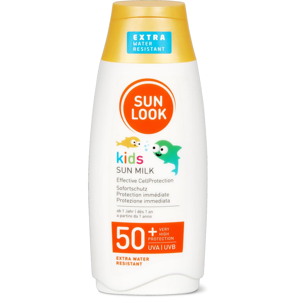 Sun Look Kids · Sun milk · 50+, UVA/UVB, Waterproof • Migros