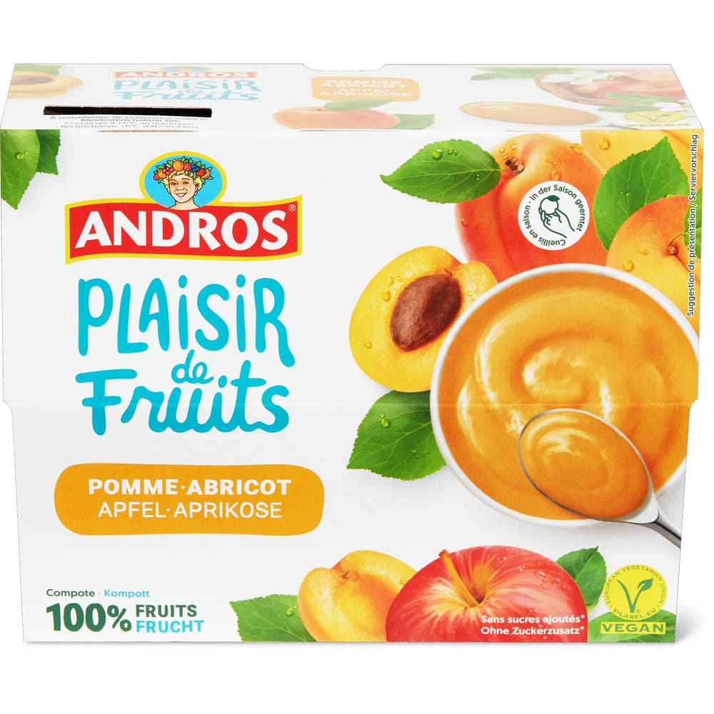 Andros · Compote · Pomme & Abricot • Migros