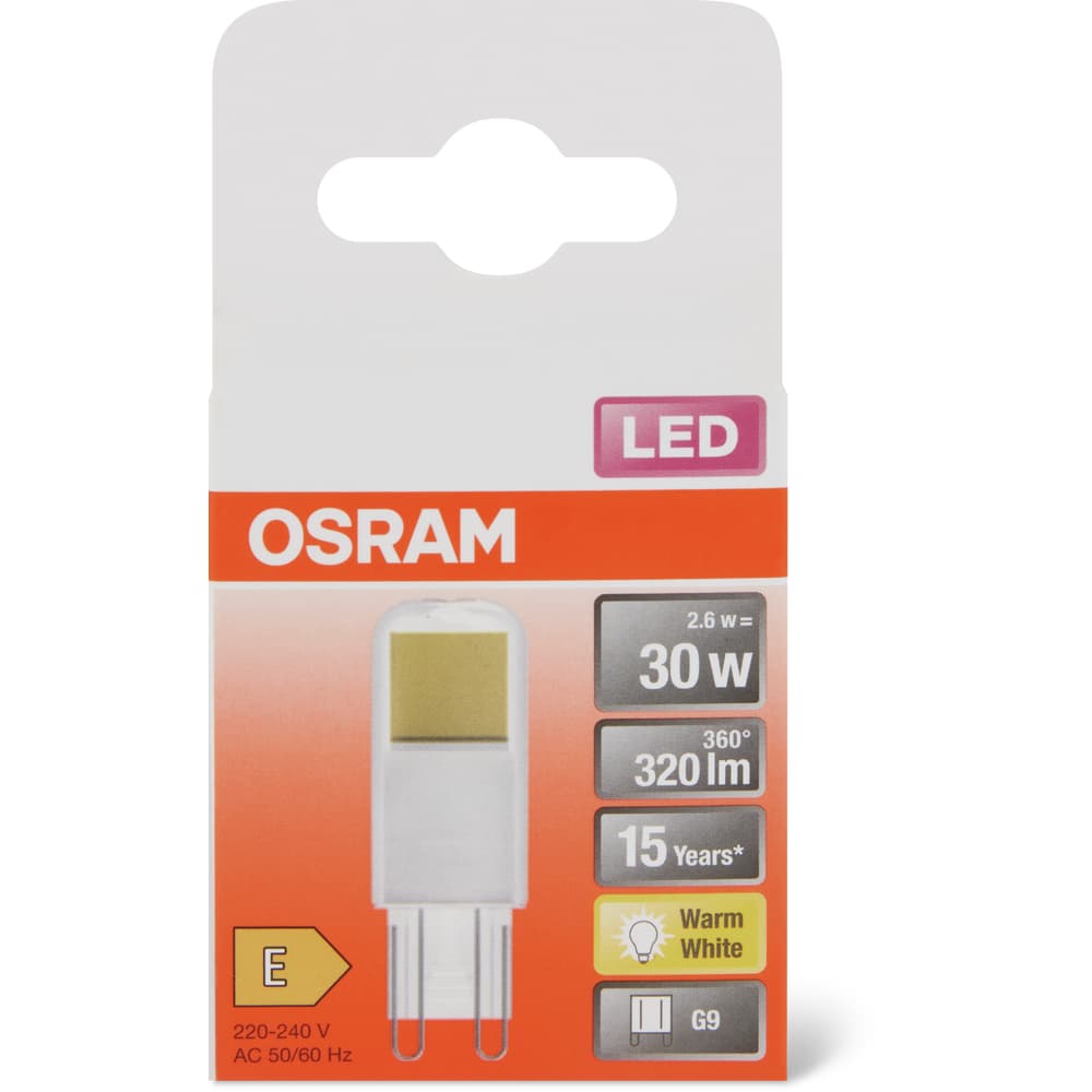 Osram · LED ST Pin · G9 30 CL G9 WW • Migros