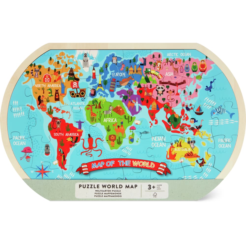 Migros Toys · Migros World Map Puzzle • Migros