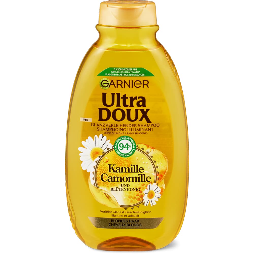 Garnier Ultra Doux Kamille · Shampoo · Blonde hair • Migros