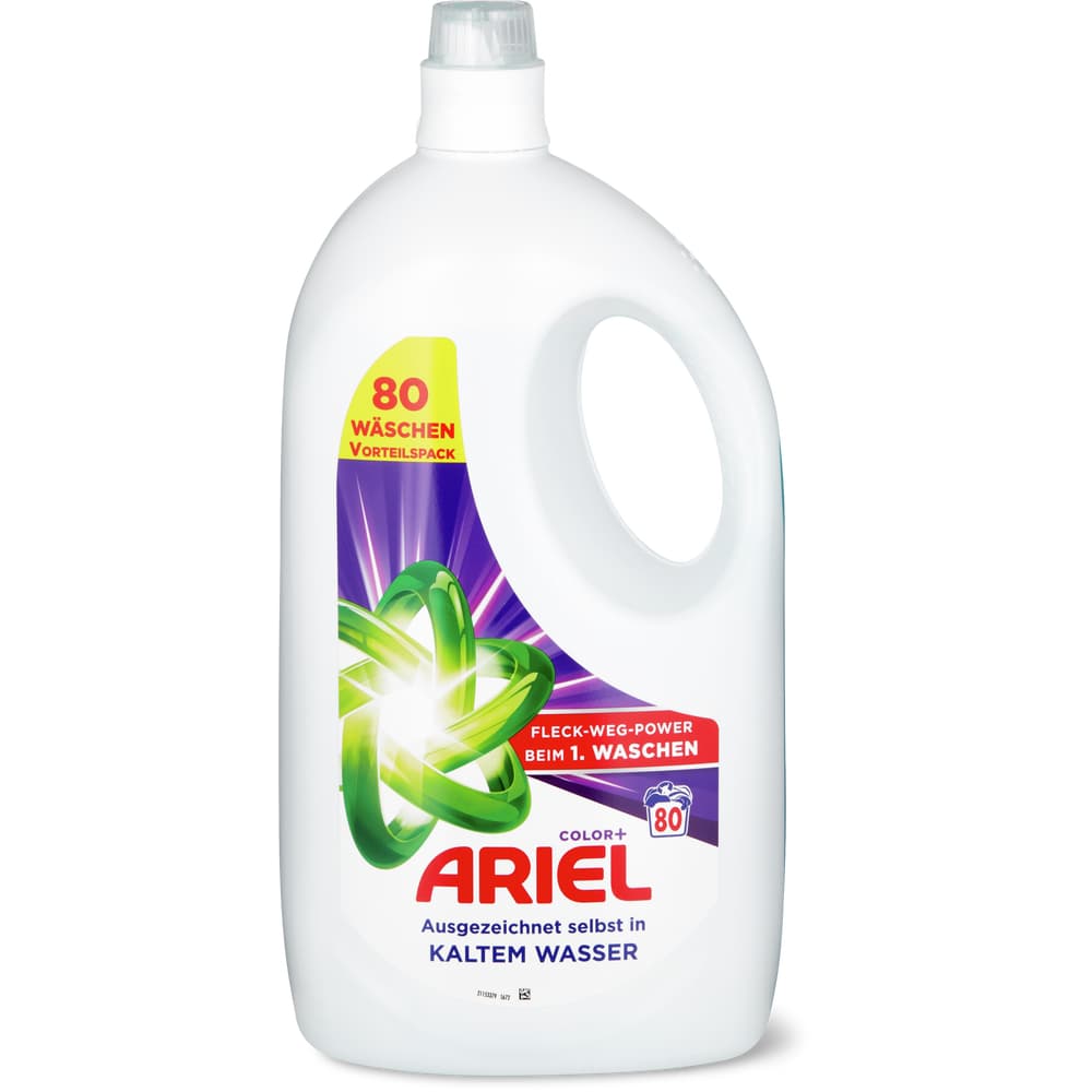 Ariel Color + · Lessive liquide · 80 lessives • Migros
