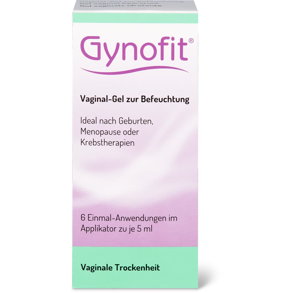Gynofit · Gel idratante vaginale · Secchezza vaginale • Migros