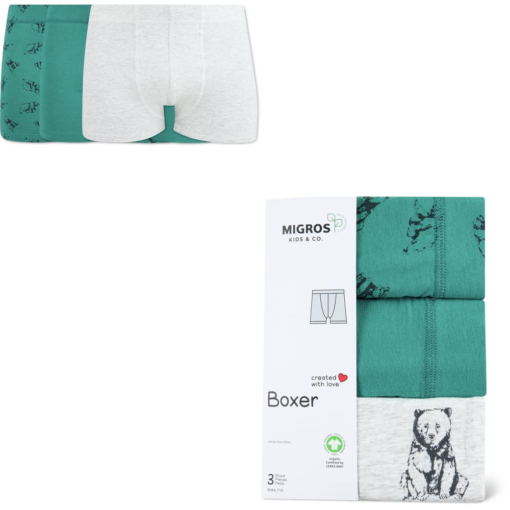 Kids · Kinder Boxer · 3er Pack • Migros Online