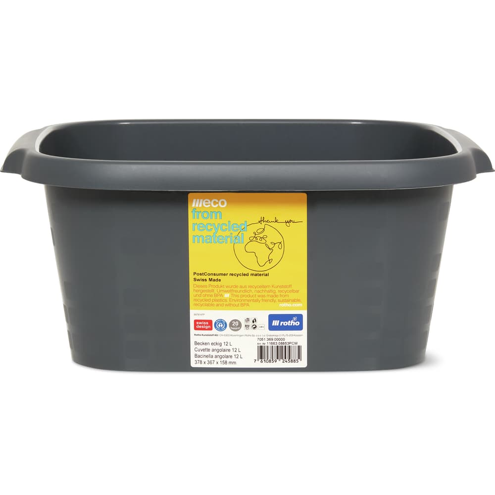 Rotho · Becken eckig 12L • Migros