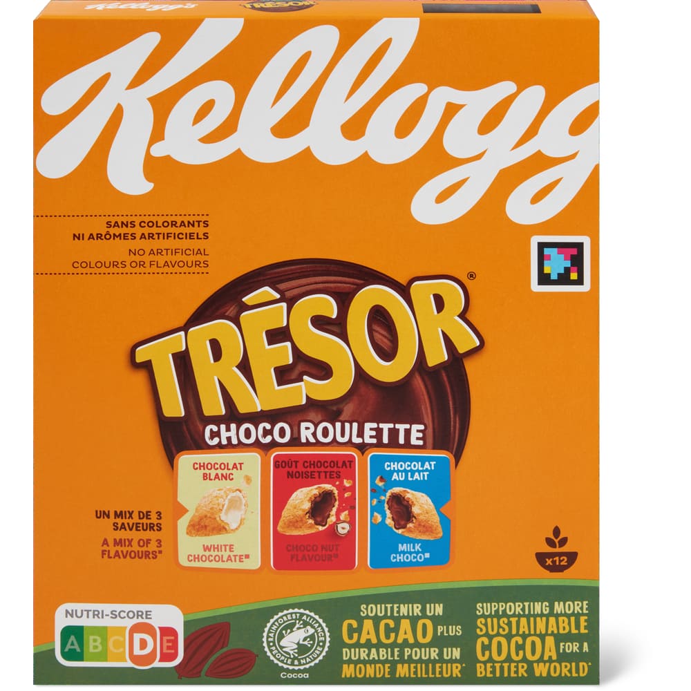 Kellogg's Tresor · Crunchy cereal pillow with delicious Choco filling ...