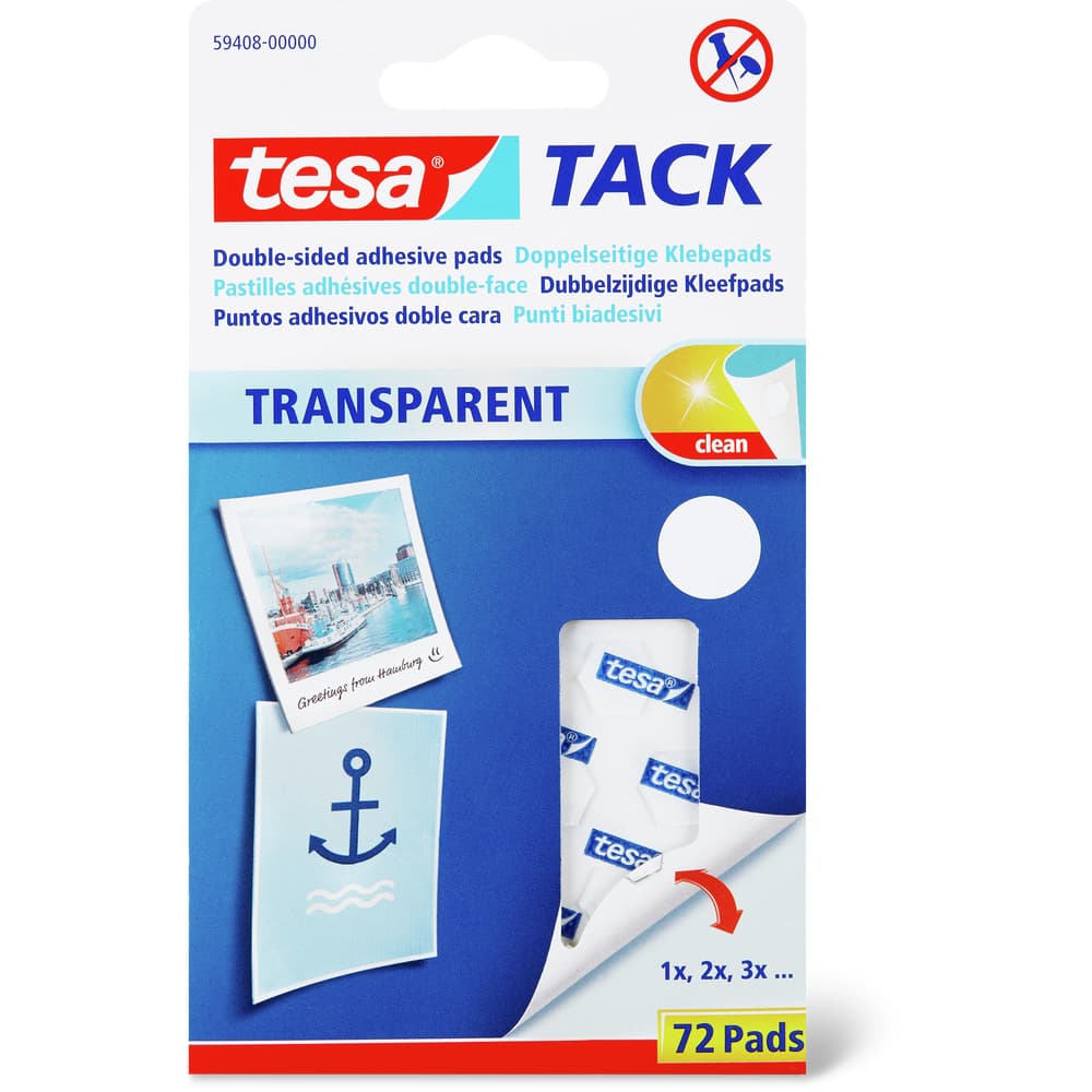 Tesa · Klebepads · doppelseitig, 72 Stück • Migros