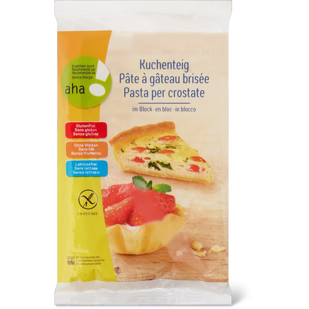 aha! · Cake dough · as a block • Migros