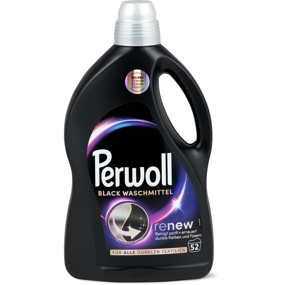 Perwoll Renew Black · Liquid laundry detergent · 52 wash cycles ...