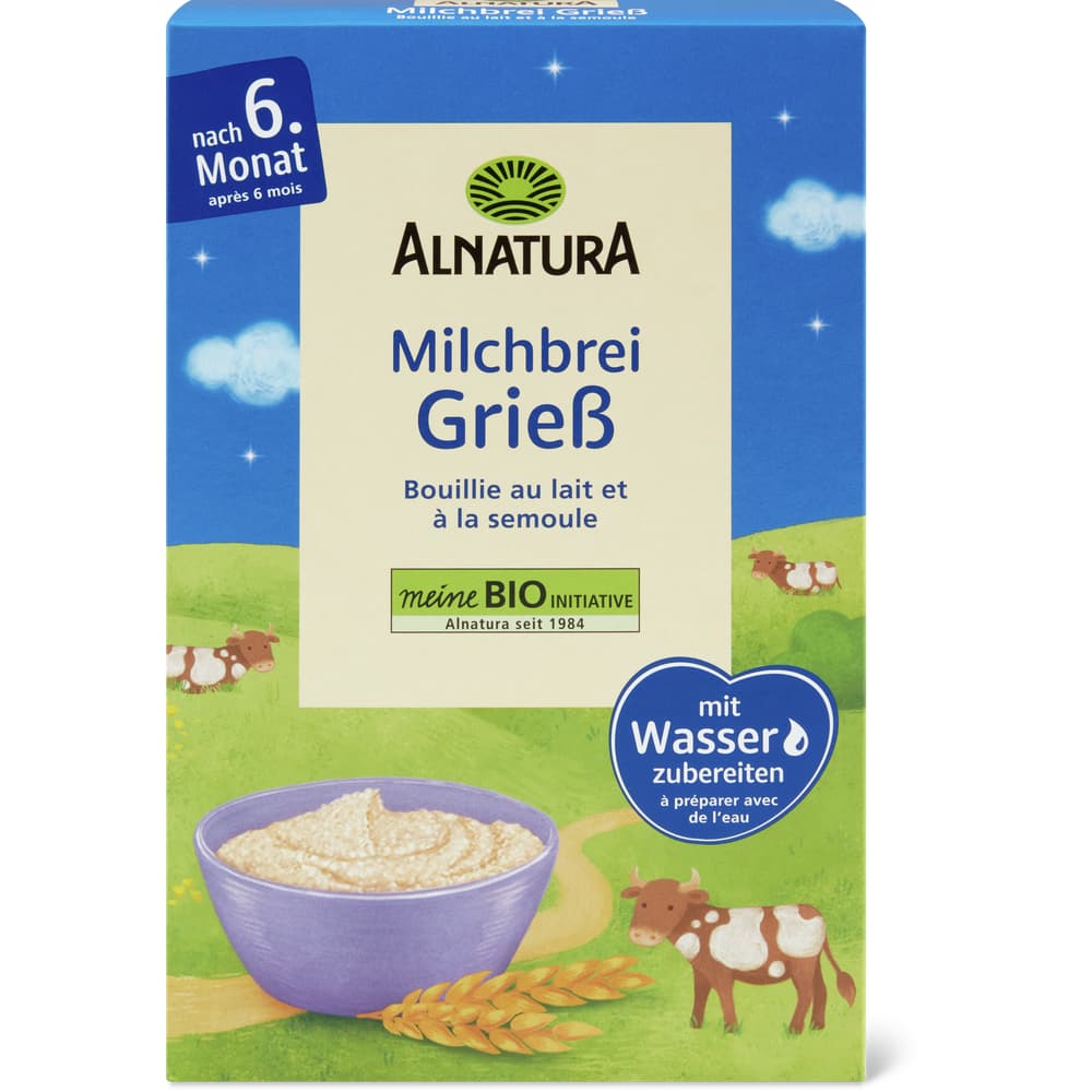 Alnatura · Semolina Milk Pudding · Bio, From 5 Months • Migros