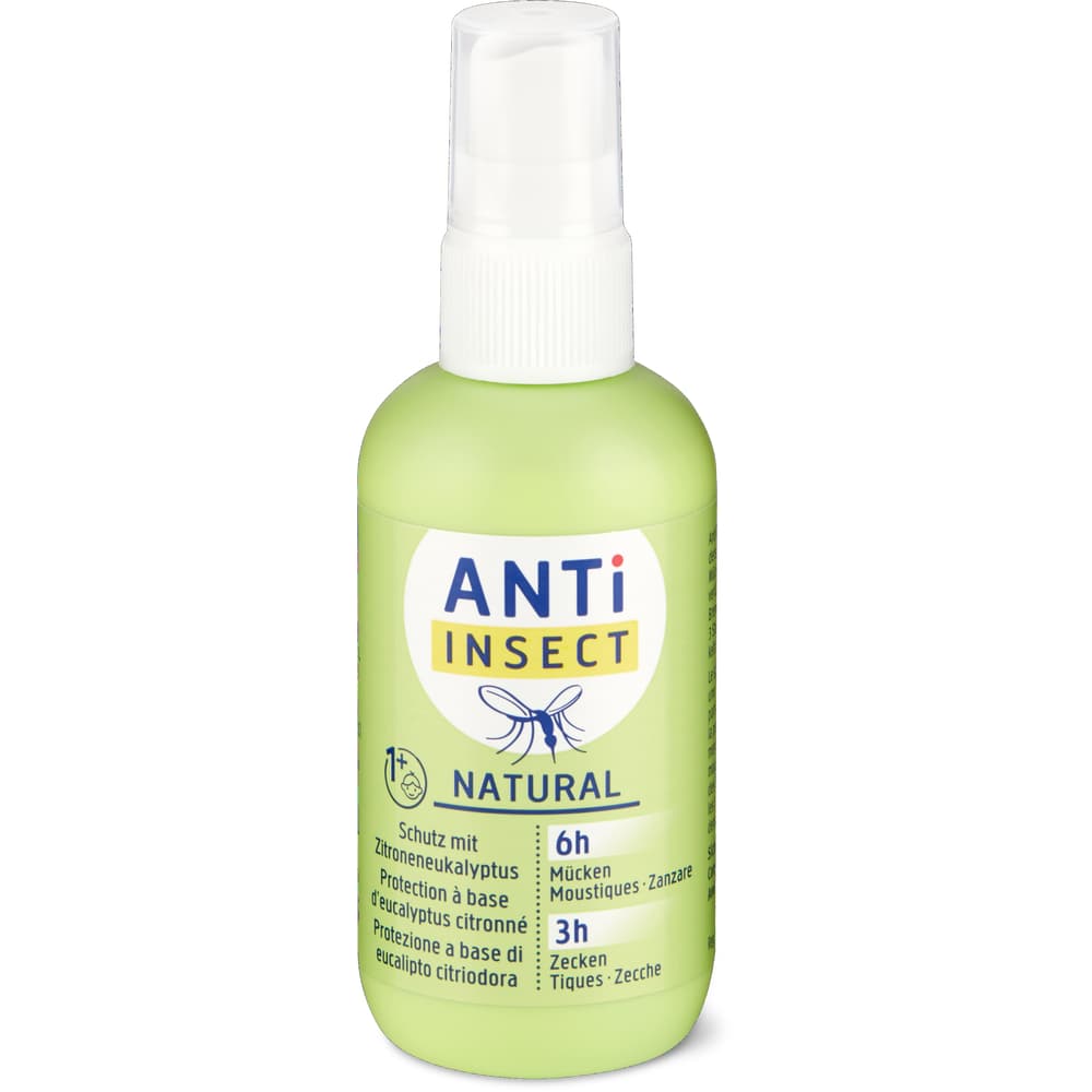 Anti Insect · Mosquito & Tick repellent spray · Natural • Migros