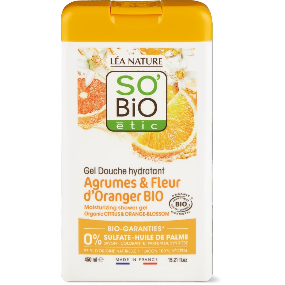 SO BiO étic gel douche Argumes & Fleur d'Orange BIO • Migros
