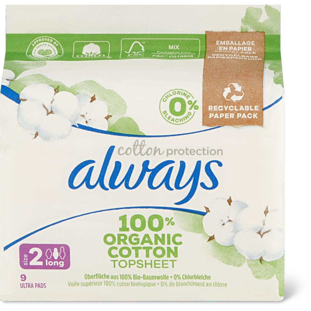 Always Bio Cotton Ultra Long Plus • Migros