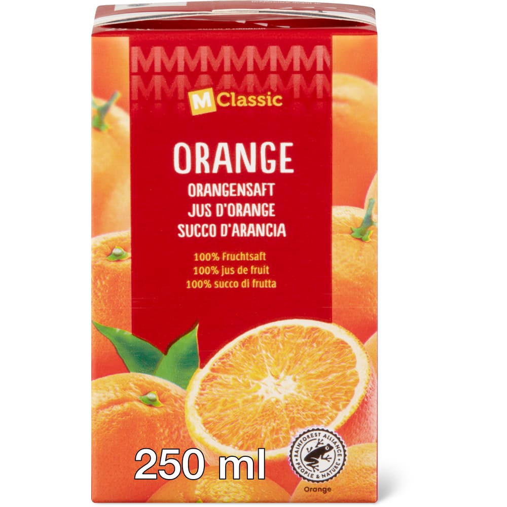 M-Classic · Orangensaft · 100% Fruchtsaft • Migros