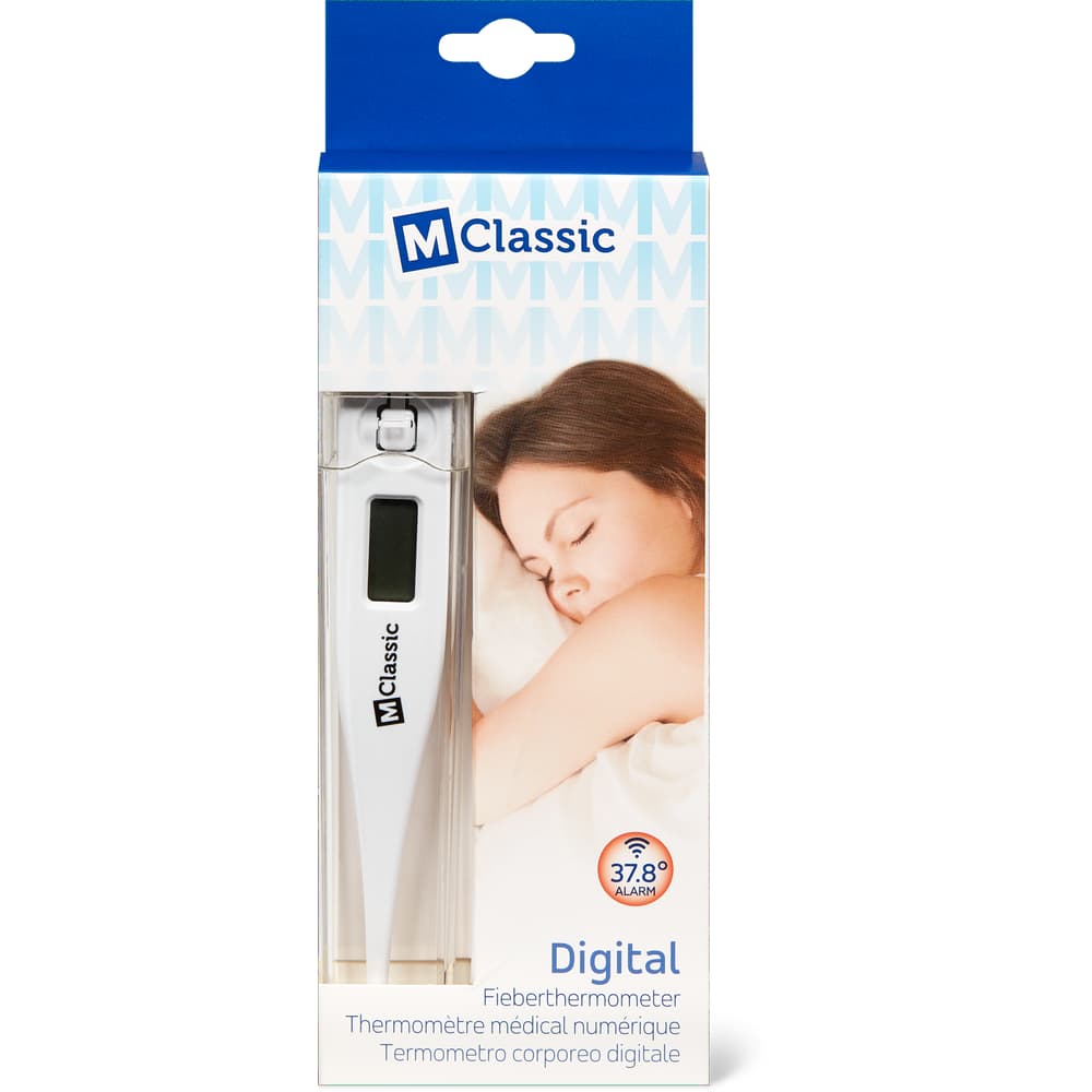M-Classic · Digital clinical thermometer • Migros