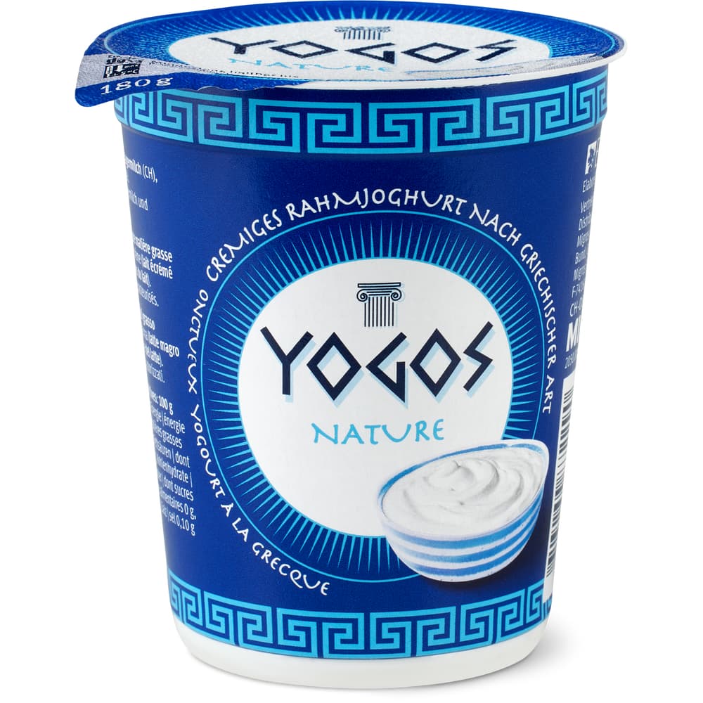 Yogos · Rahmjoghurt griechische Art · Classic • Migros