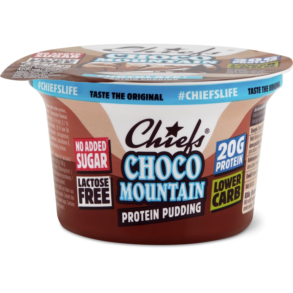Chiefs · protein pudding · Choco Mountain • Migros Online