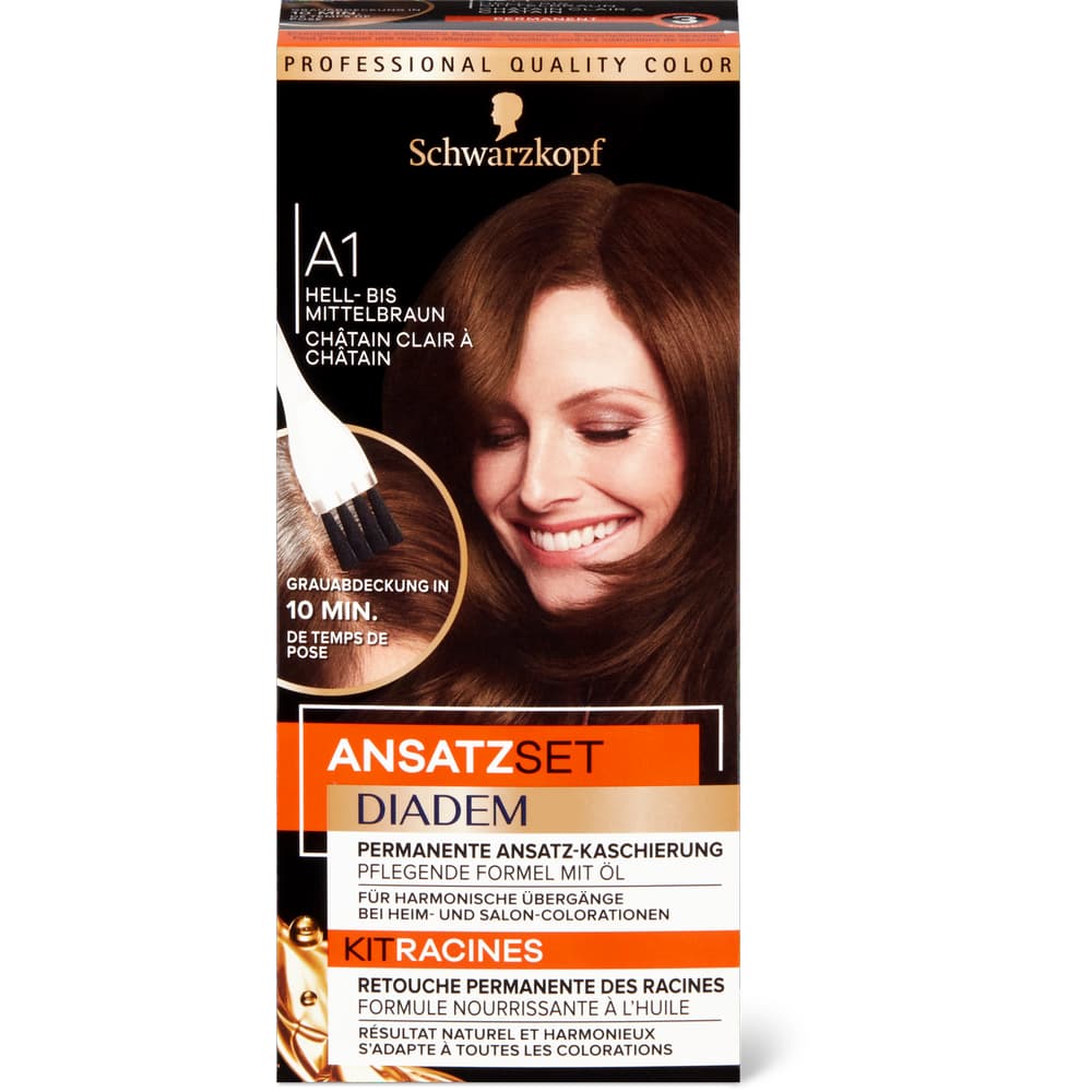 Schwarzkopf · Kit retouche racines · A1 Châtain clair à châtain • Migros