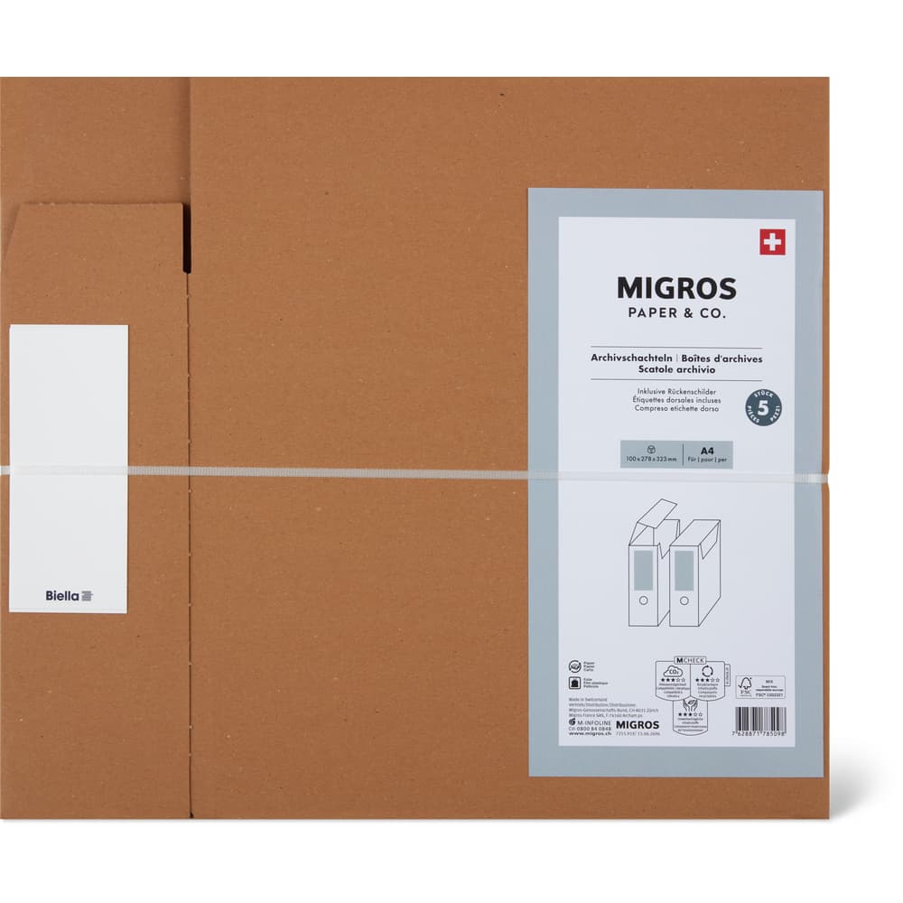 MIGROS PAPER & CO. · Archive box • Migros