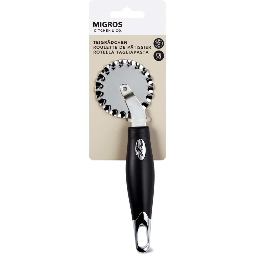 Migros Kitchen & Co. · Rotella tagliapasta · Acciaio inox • Migros