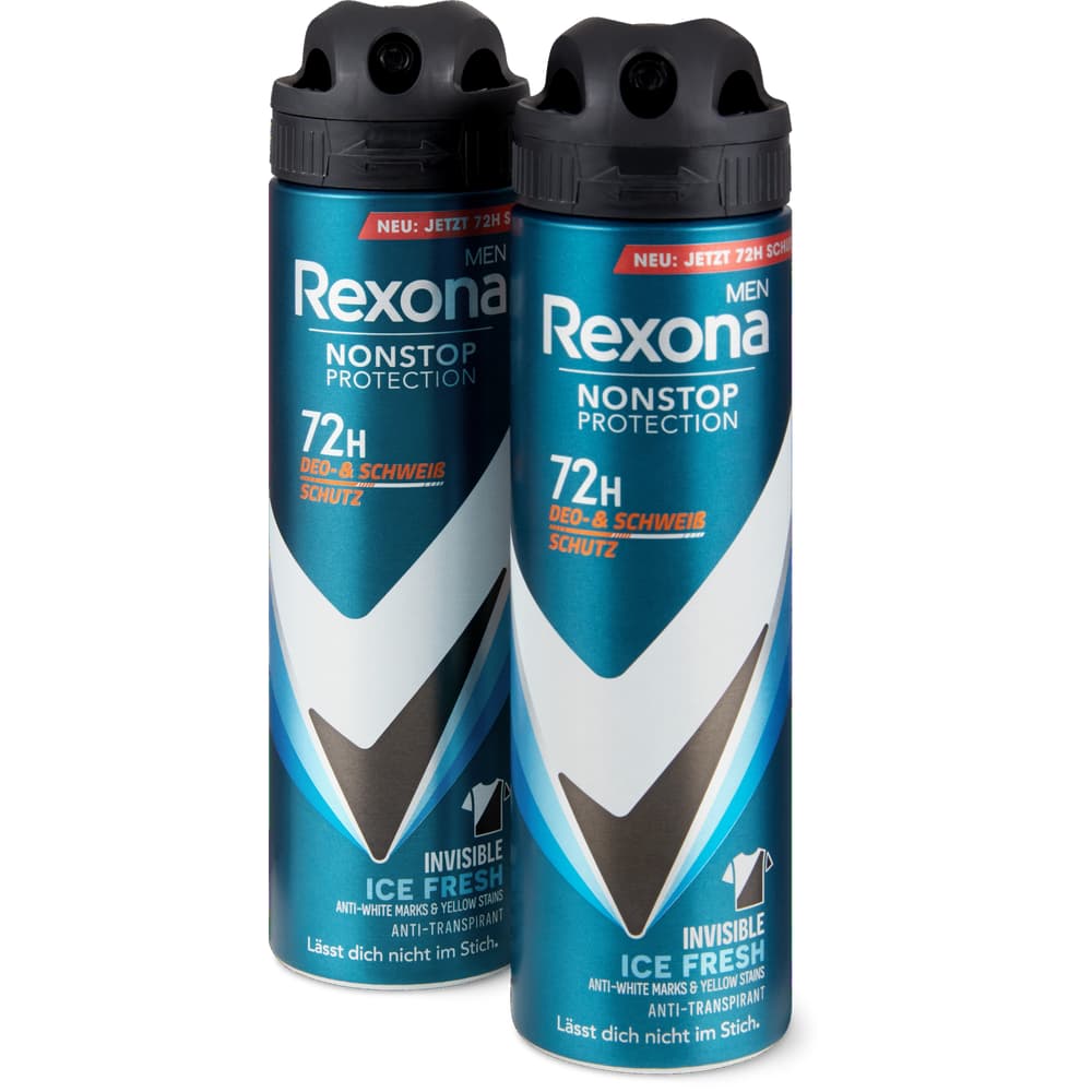 Rexona Men Invisible Ice Fresh · Deospray · 72h • Migros Online