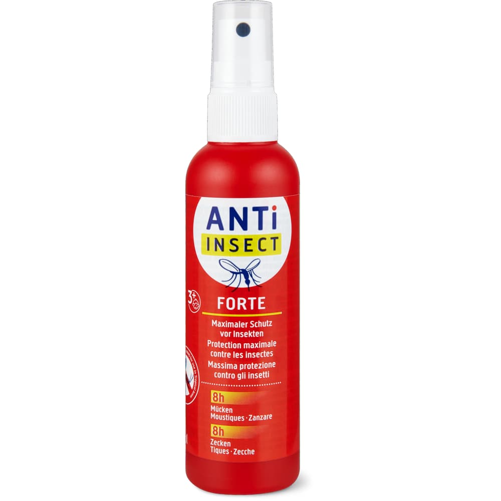 Anti Insect · Mücken- & Zeckenspray · Forte • Migros