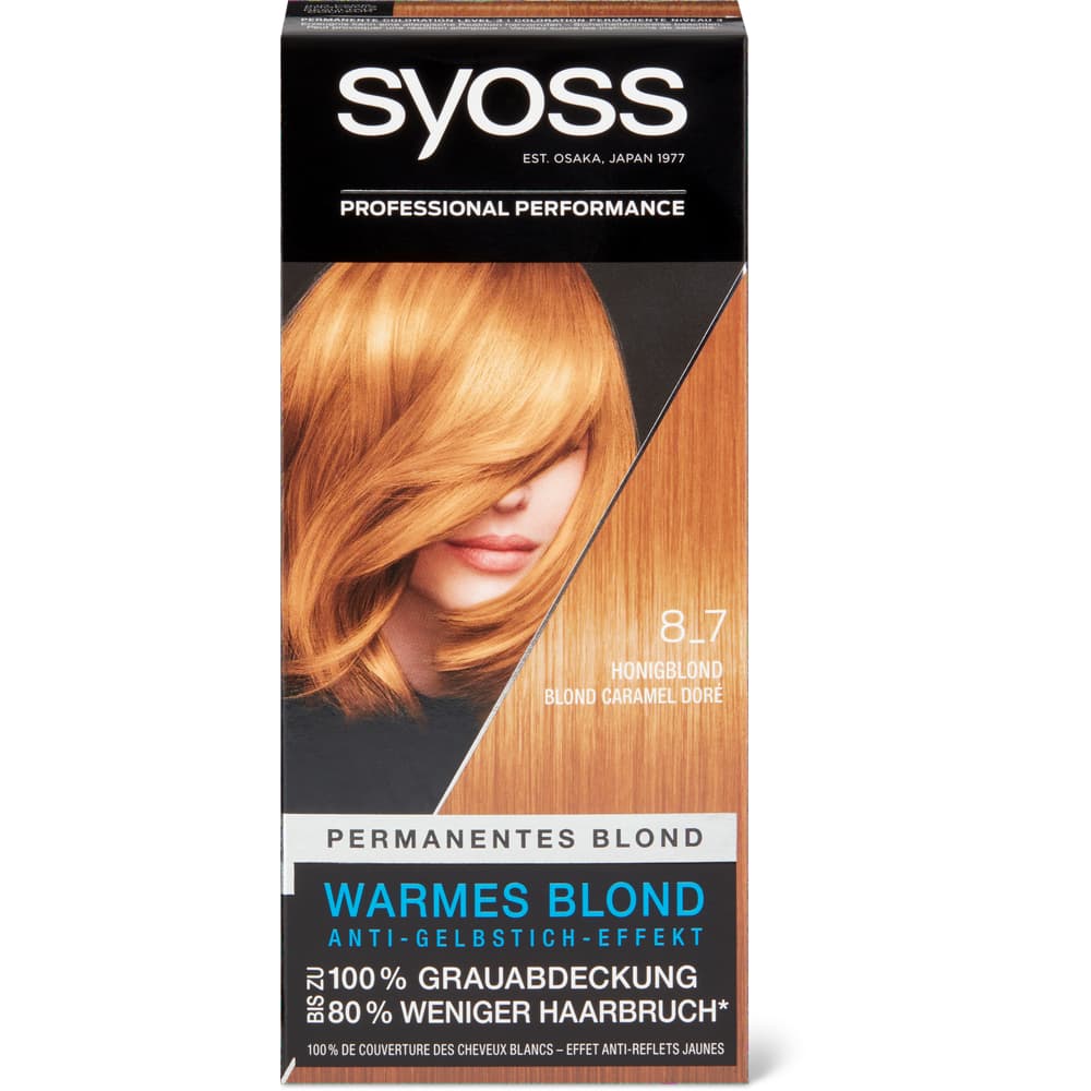 Syoss · Dauerhafte Haarfarbe · 8-7 Honigblond • Migros