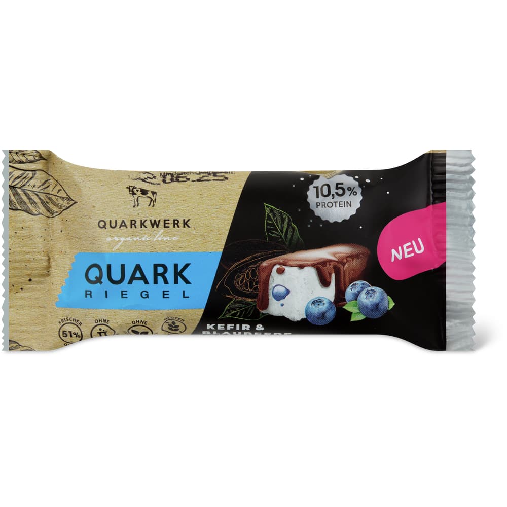 Quarkwerk · Bar · Kefir & Blueberry • Migros