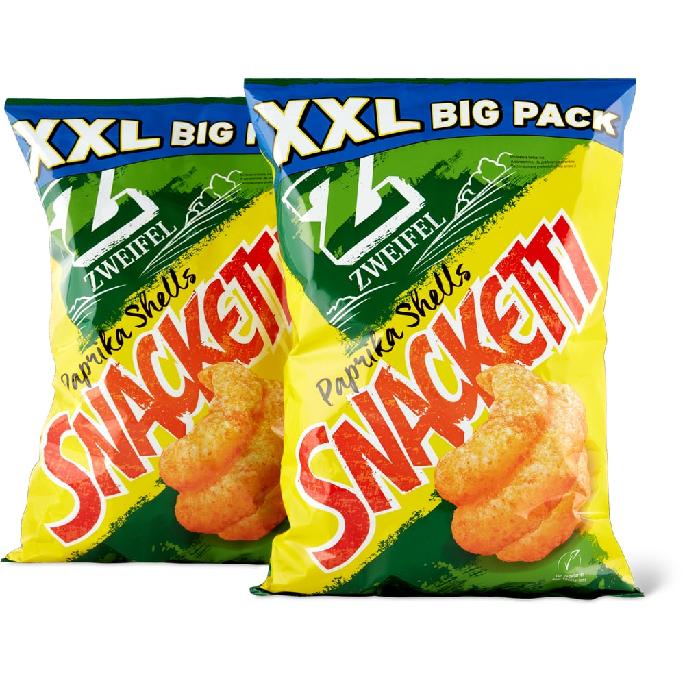 Zweifel Snacketti · Kartoffelstärkesnack · Mit Paprika • Migros Online