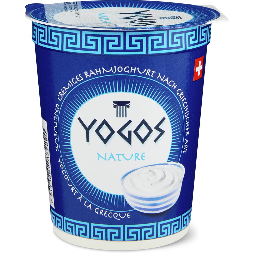 Yogos · Yoghurt · Plain, Greek Style • Migros
