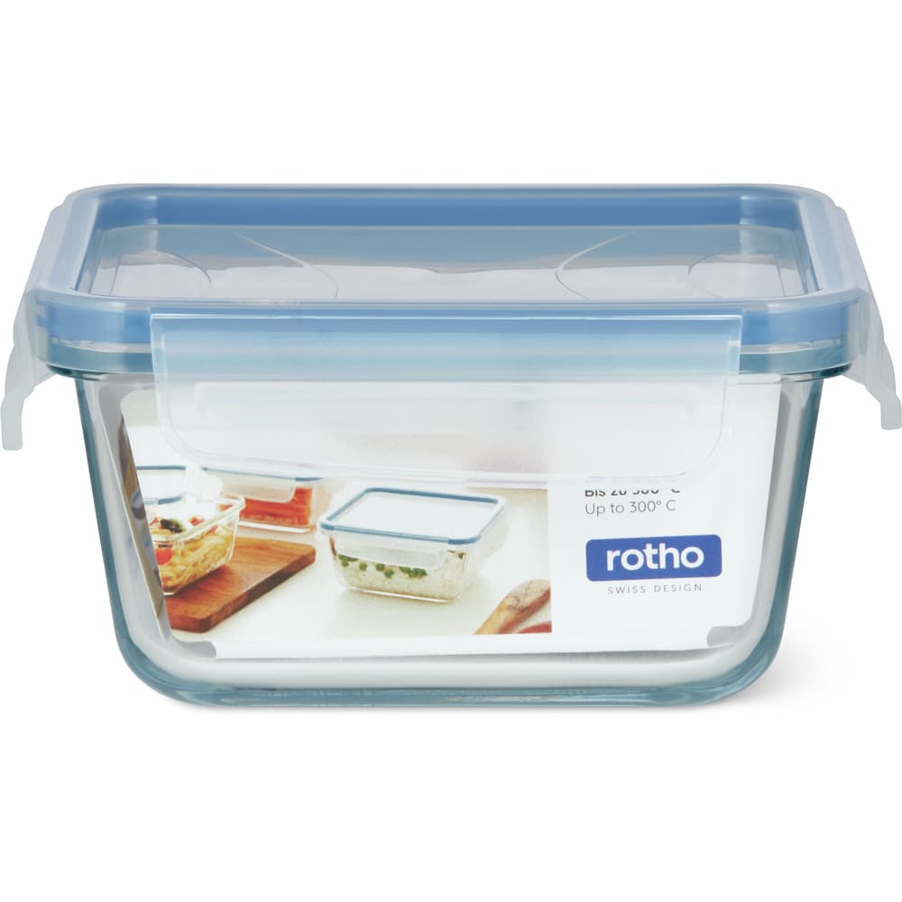 Rotho · Glass Storage Container · 0.75 l, Glass, Silicone • Migros