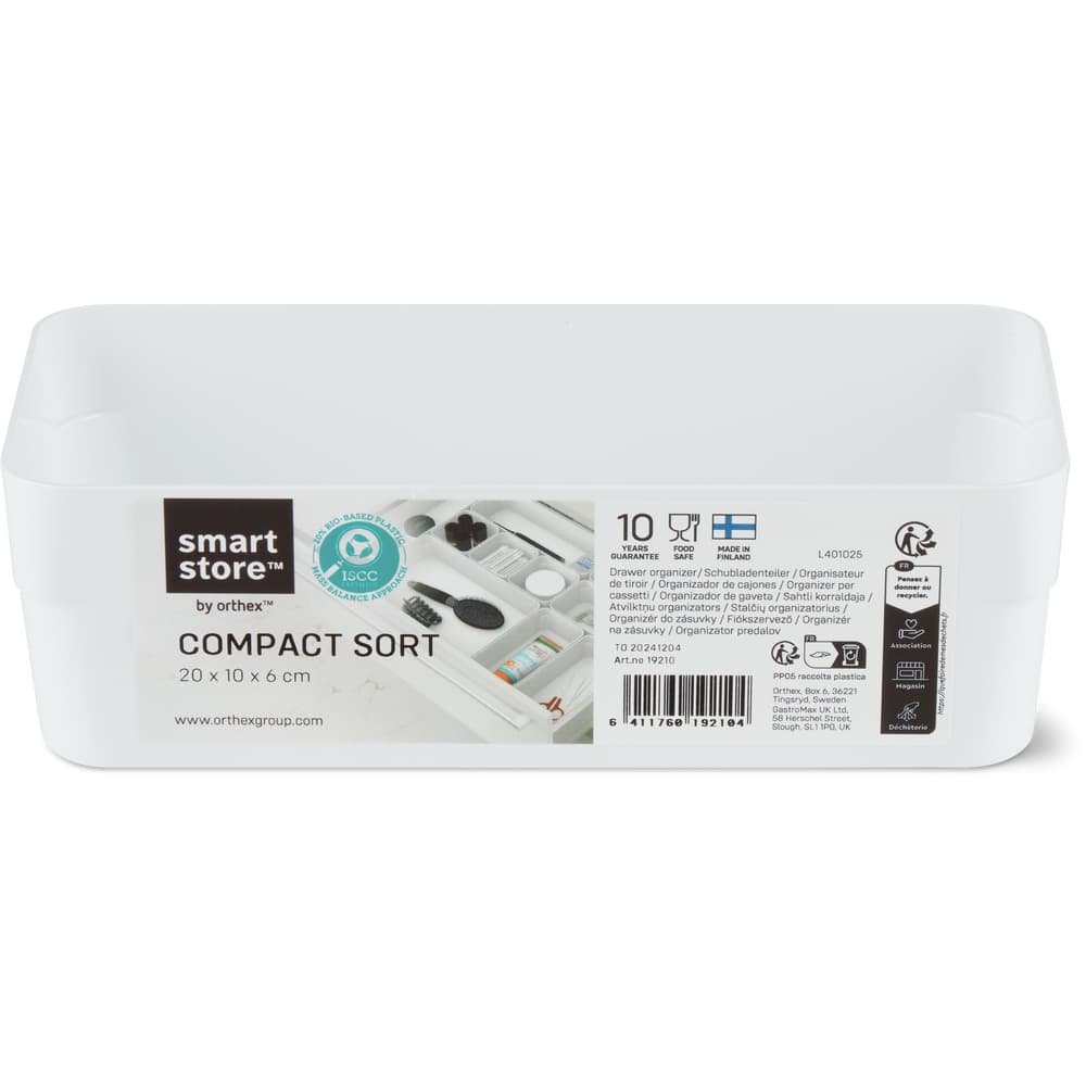 SmartStore Compact SORT 2 · 20 x 10 x 6 cm, weiss • Migros