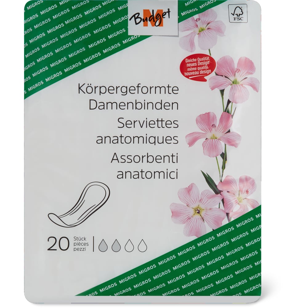 M-Budget · Damenbinden • Migros