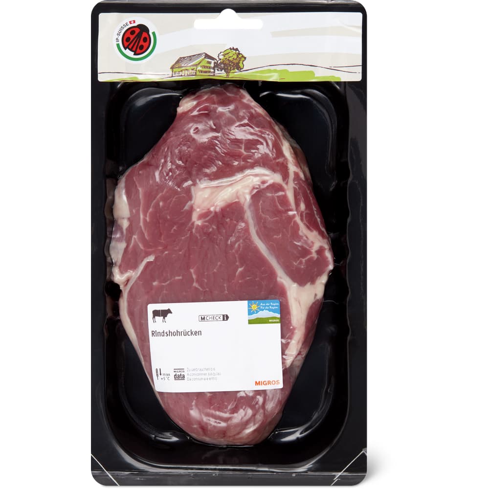 Rindshohrückensteak • Migros