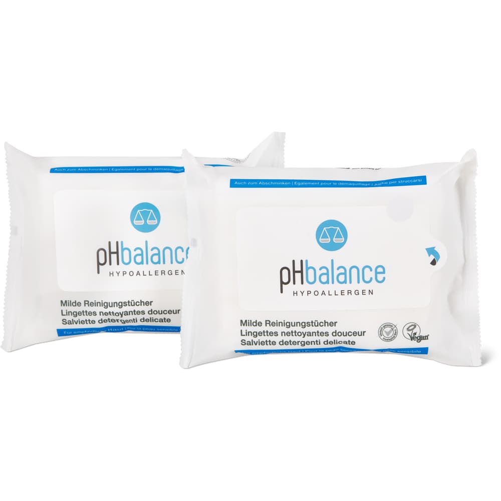 pH balance Face · Milde Reinigungstücher • Migros