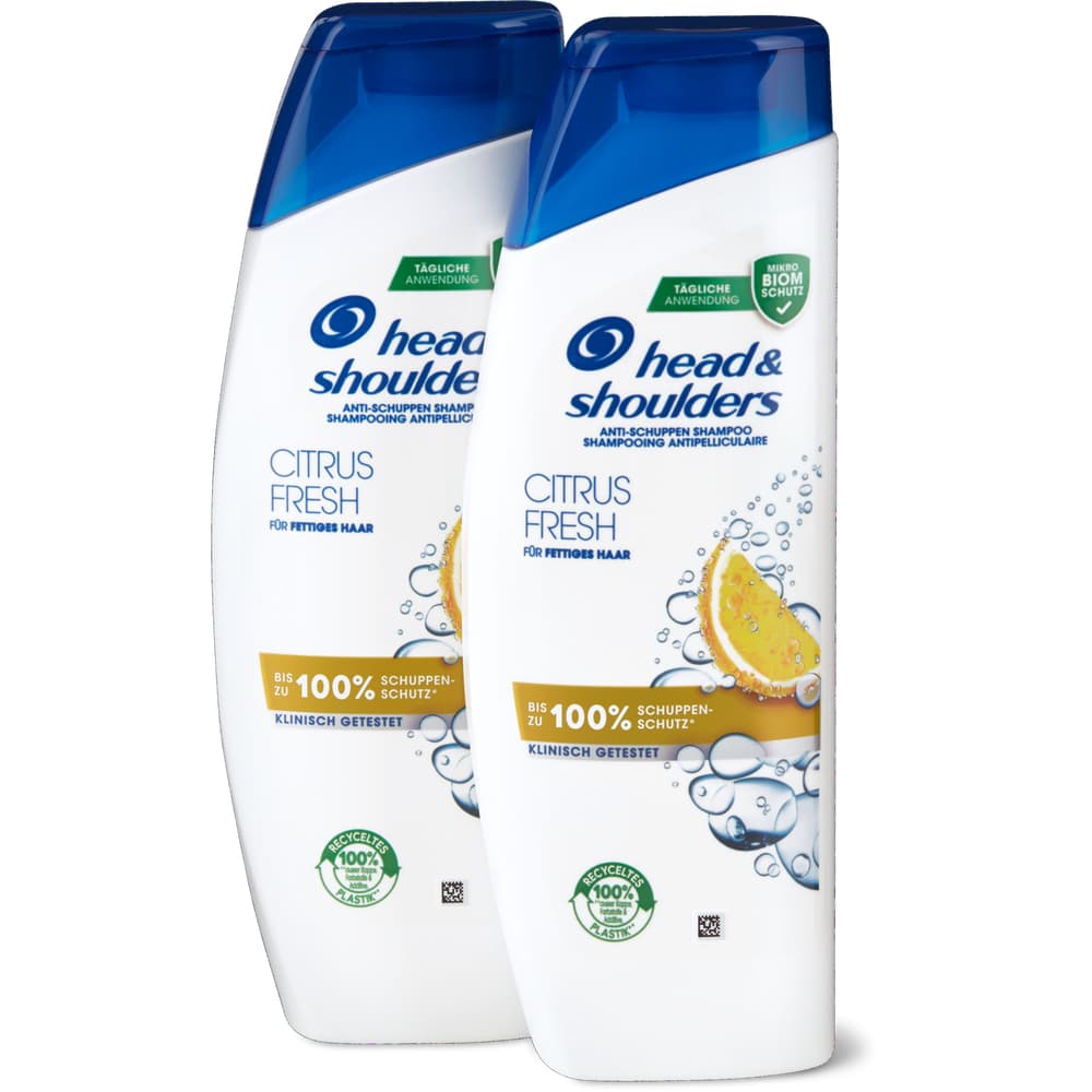 Head & Shoulders Citrus Fresh · Shampoo · Anti-Schuppen, Fettiges Haar • Migros Online