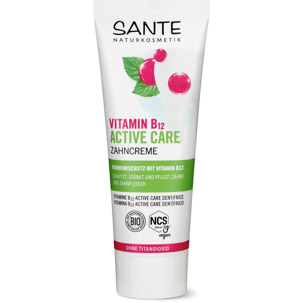 Sante · Active Care Toothpaste · B12 • Migros