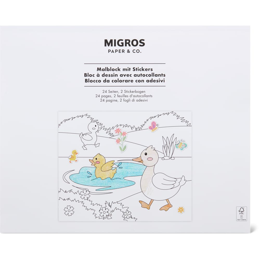 MIGROS PAPER & CO. · Colouring pad A3 • Migros