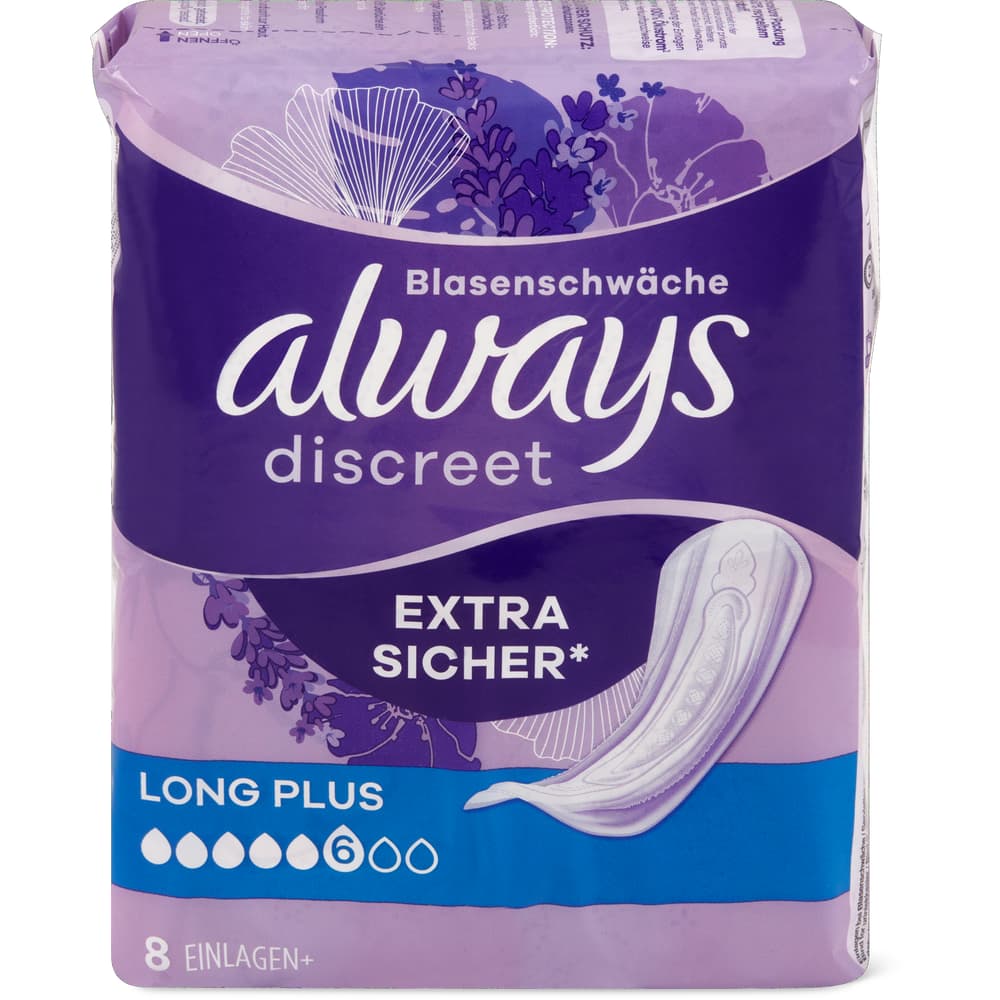 ALWAYS DISCREET LONG+ 8 • Migros