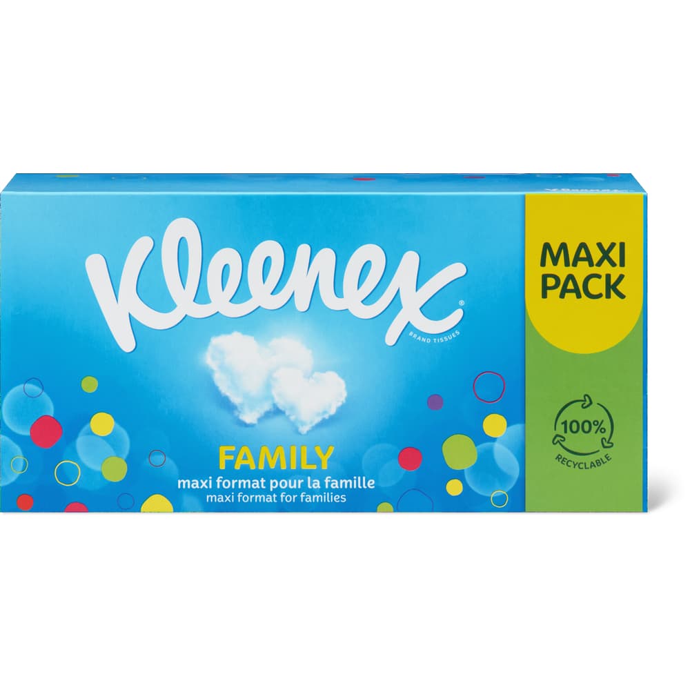 Kleenex Family · Tissues · 128 sheets, 3 ply • Migros
