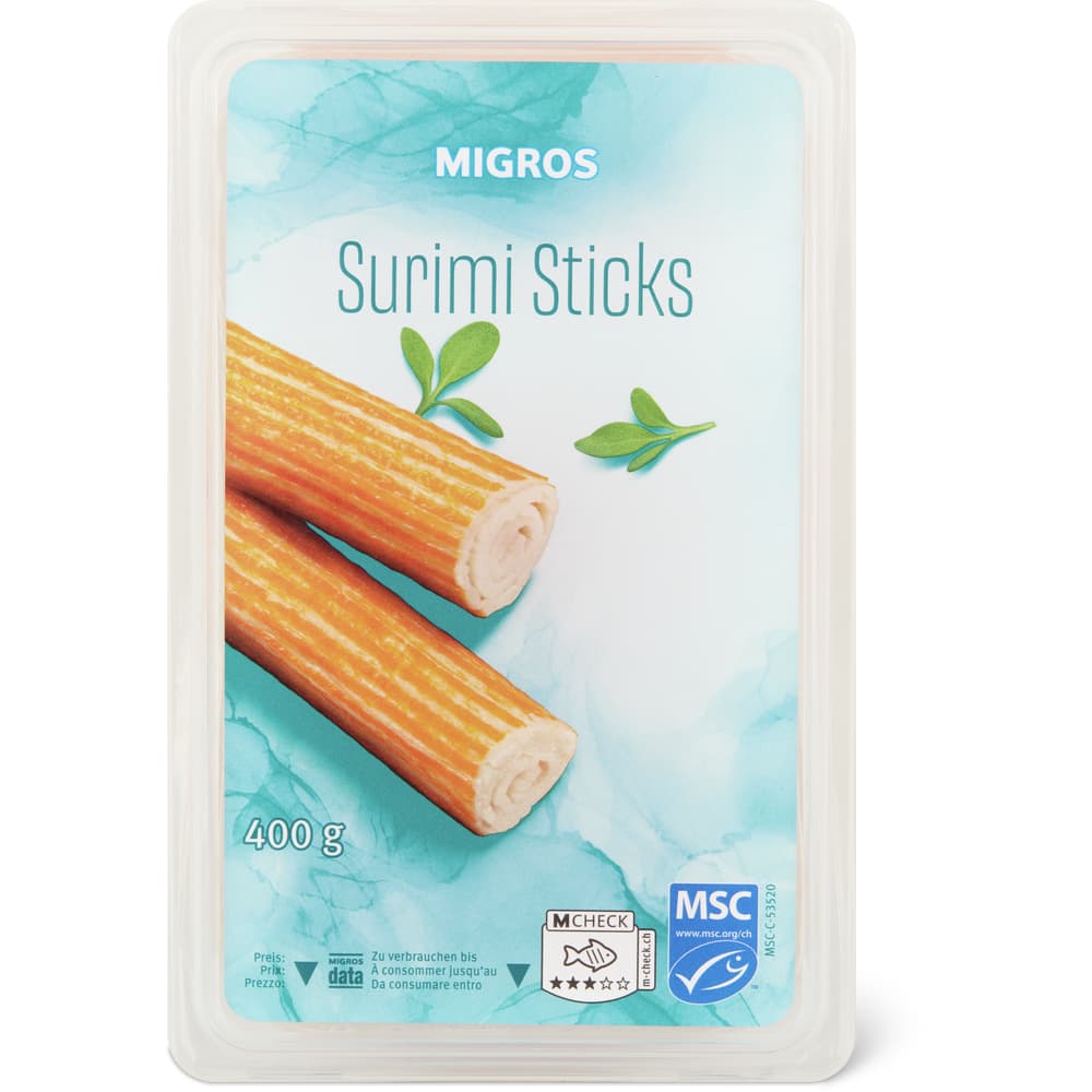 Migros MSC · Surimi sticks • Migros